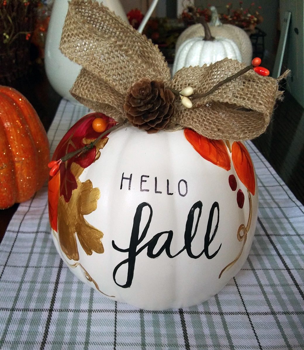Cute Decorated Pumpkins